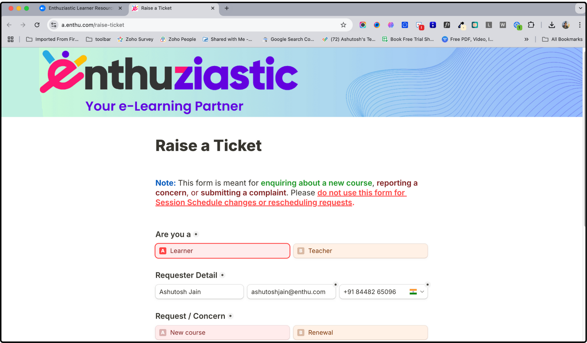 Welcome to Enthu Desktop App